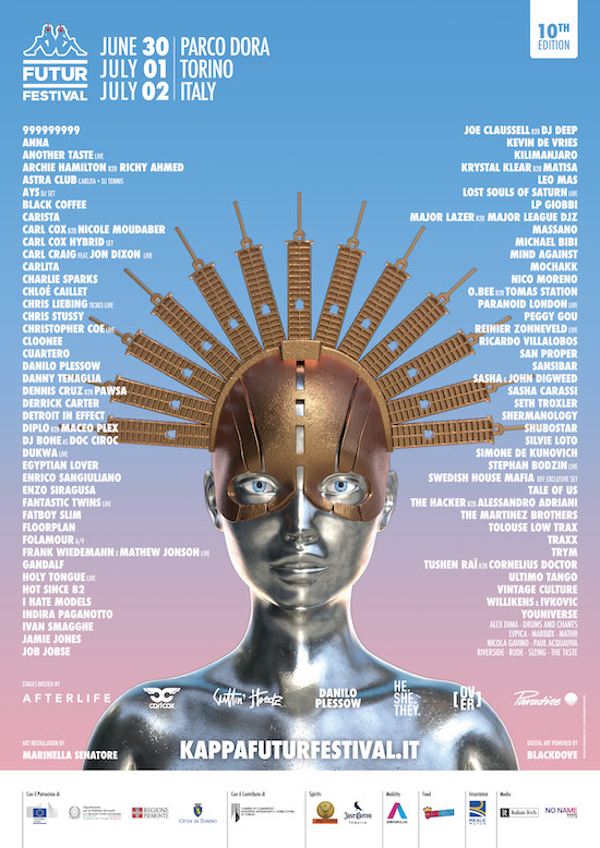10th edition of Kappa FuturFestival in Turin: stellar line up including ...